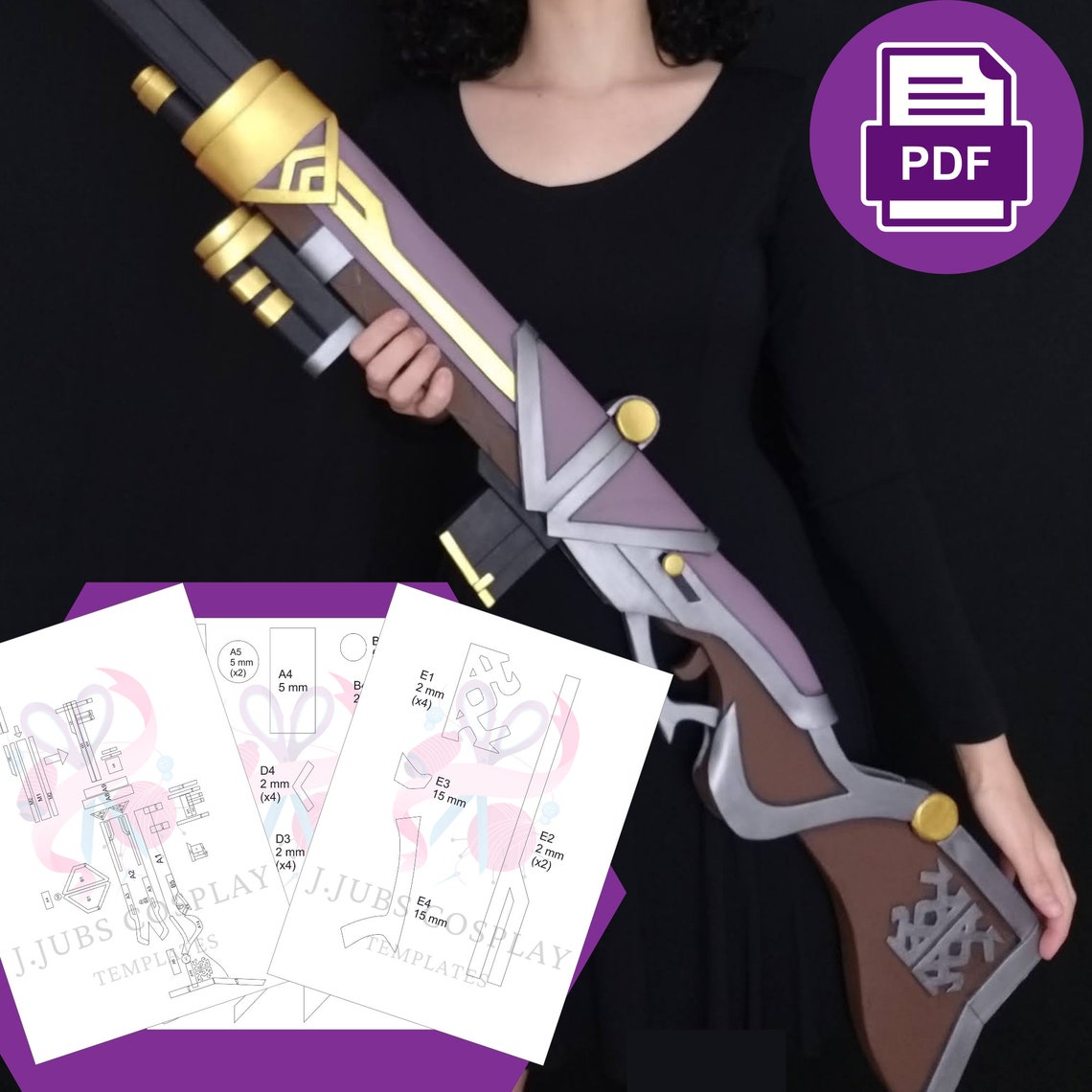 Caitlyn's Rifle Arcane Template - Etsy