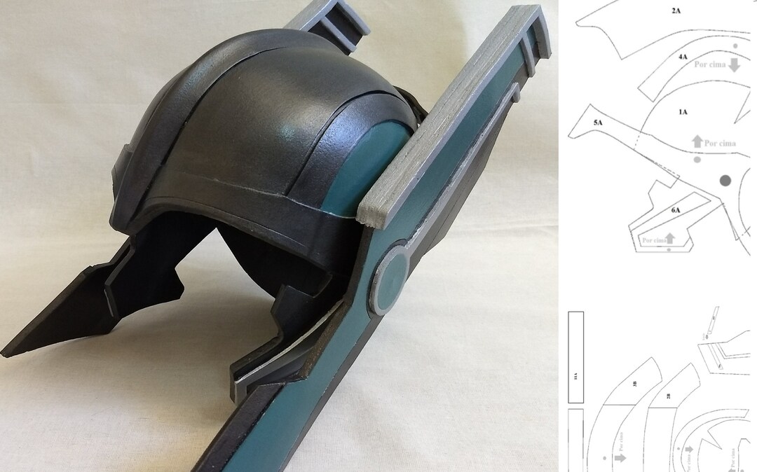 Helmet Thor Ragnarok pattern - Etsy