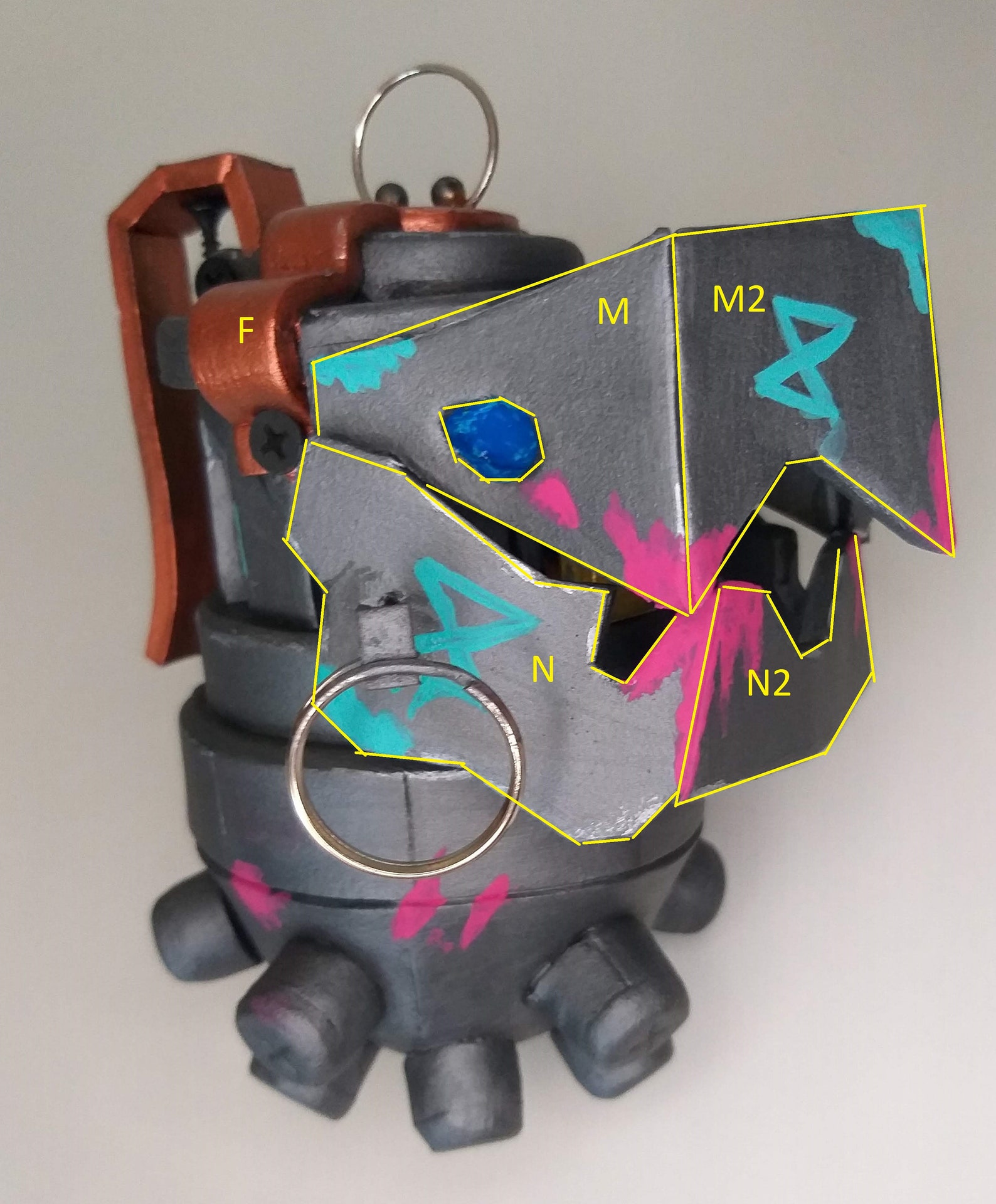 Jinx's Grenade Arcane Template - Etsy