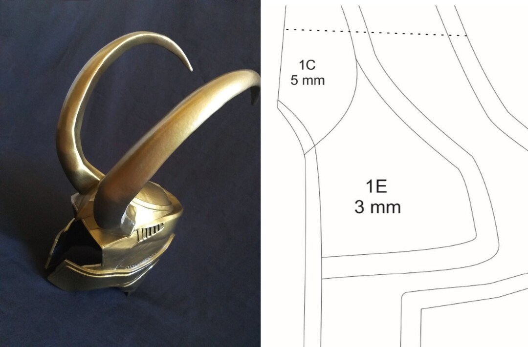 Loki Helmet Avengers pattern - Etsy