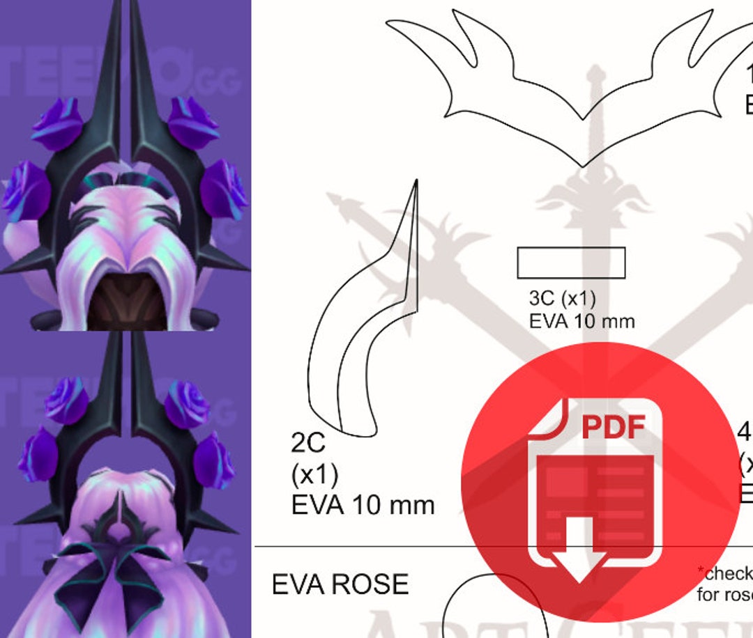 Withered Rose Syndra - Tiara and Hair Accessory - League of Legends ...