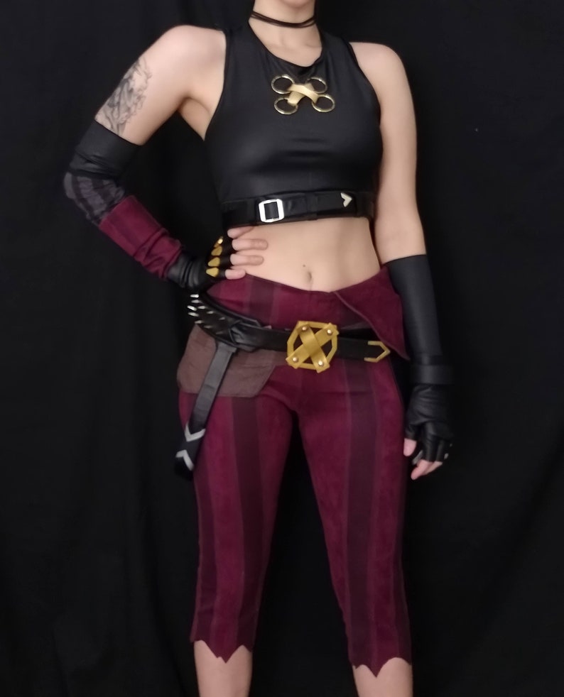 Jinx's Costume - Arcane Template - Etsy