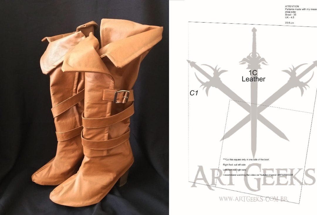 Ciri Boots Cover - the Witcher 3 (pattern) - Etsy