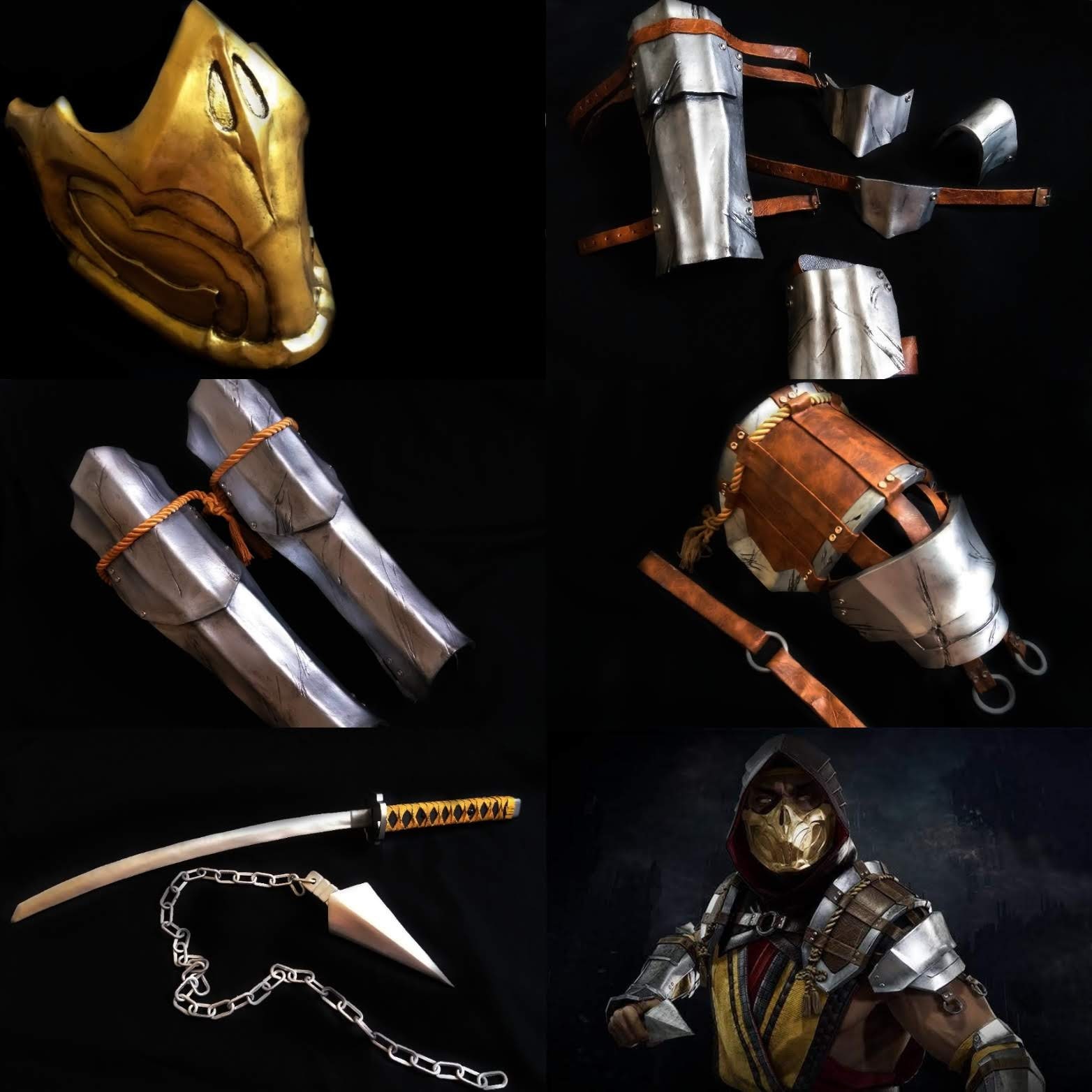 Scorpion Mortal Kombat 11 Armor Pattern | Etsy