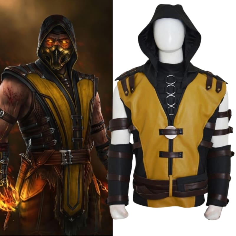 Scorpion Mortal Kombat Costume - Etsy