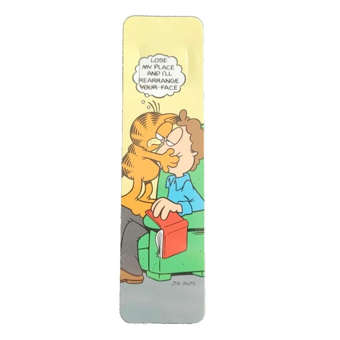 Vintage Garfield Bookmark: 1978 Tab-marks Jim Davis Comic Cat - Etsy