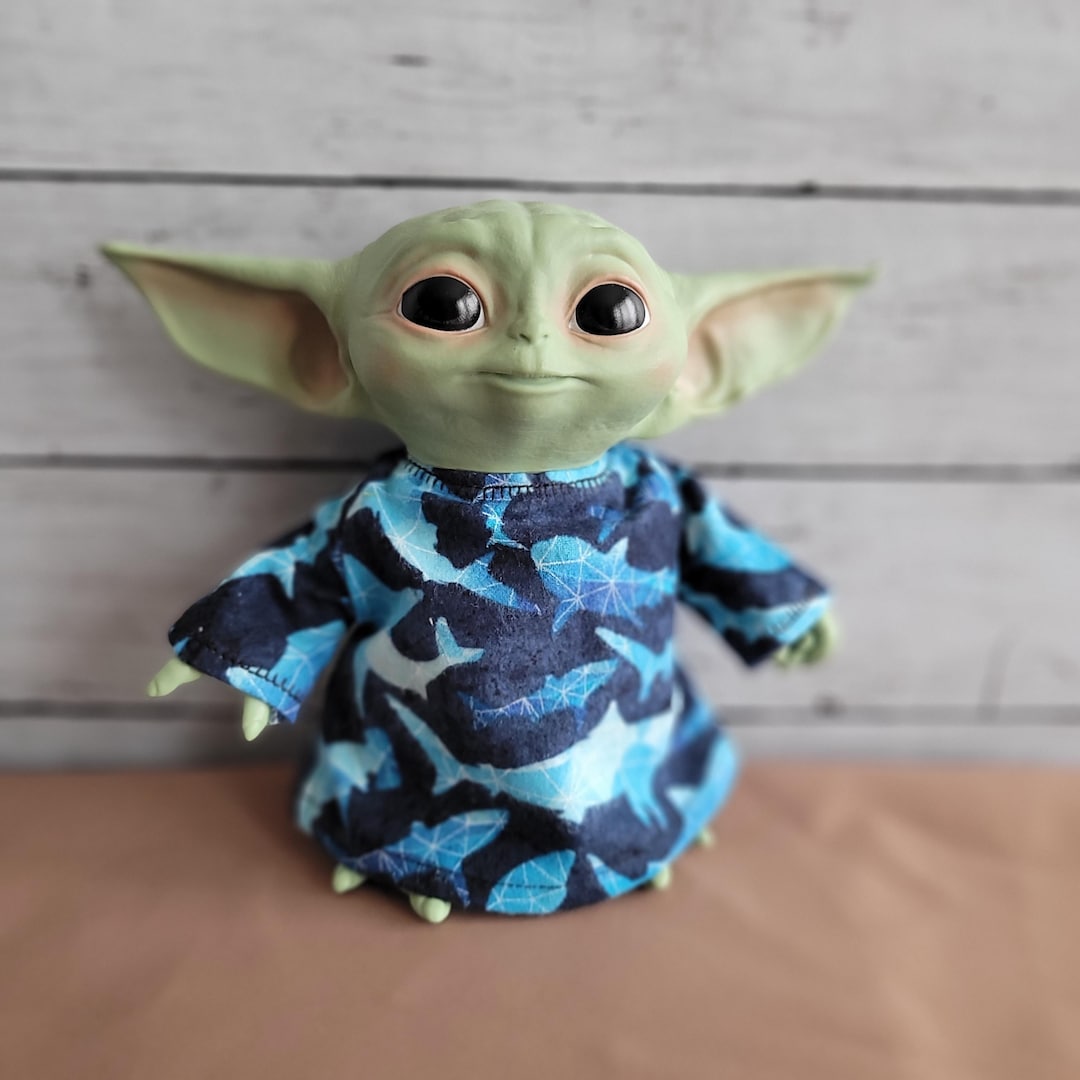 Shark Outfit for 7.5 the Child Baby Yoda Hasbro Talking Dolls. Custom ...