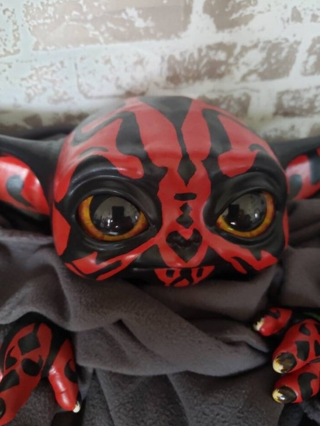 Hand Painted Darth Maul Inspired Eyes Head & Hands From a - Etsy