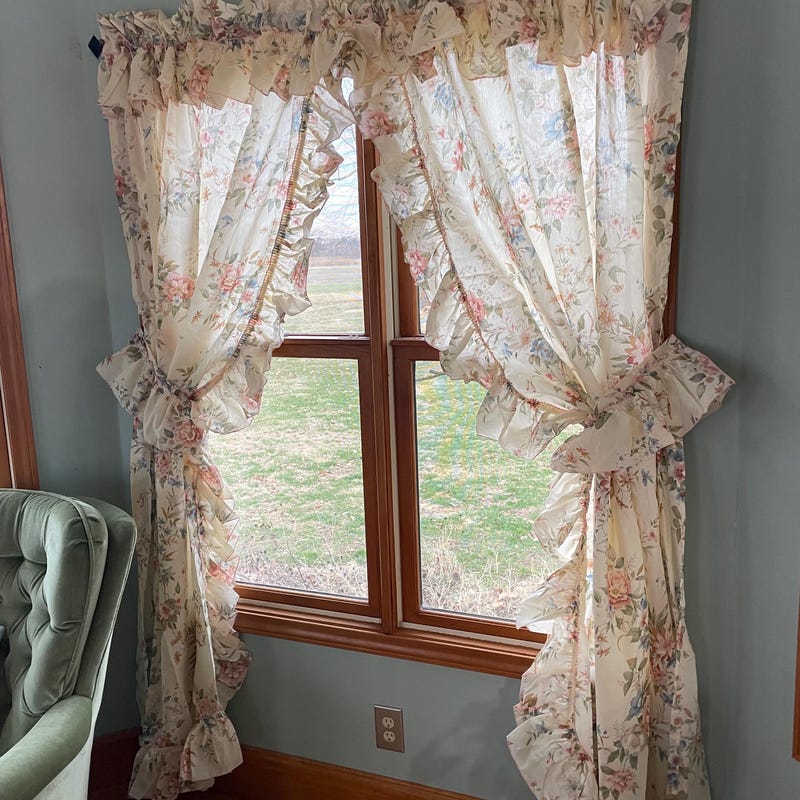 Priscilla Curtains - Etsy