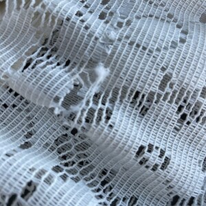 Beautiful Vintage 90’s Lace Pillow Shams With Ruffled Edges in Open Weave Lace. 26”x19” French ...