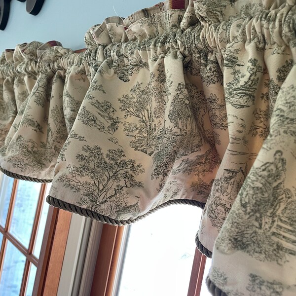 Toile Valance - Etsy
