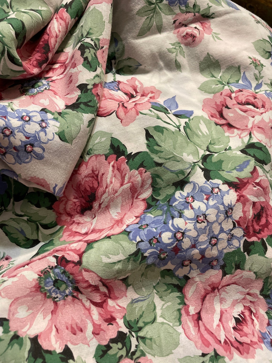 Vintage Dan River Flat Sheet for Cottage French Country Bed | Etsy