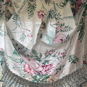 Gorgeous Vintage 1990’s Waverly Floral Valances With Ruffles of Blue ...