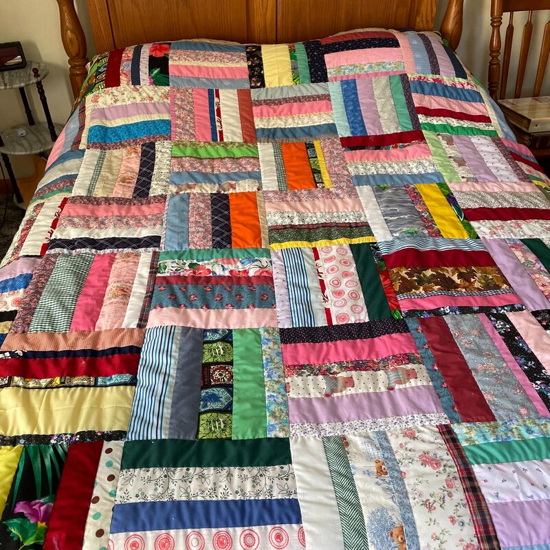 Scrappy Patchwork - Etsy
