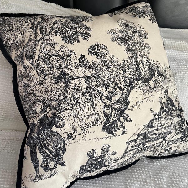 French Country Toile - Etsy
