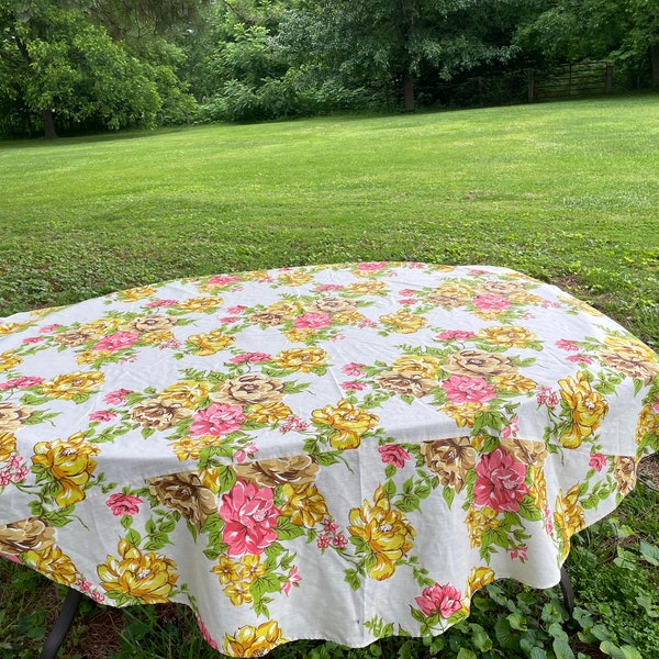 Vintage Tablecloths - Etsy