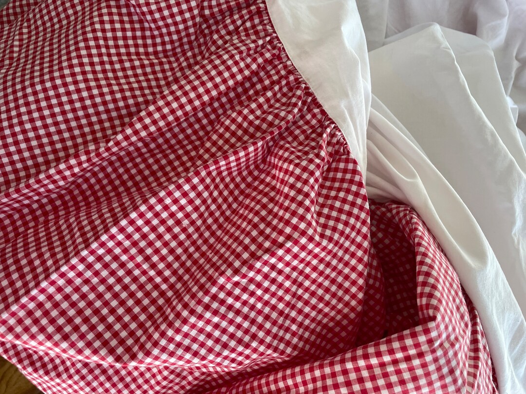 Choice: Twin Bed Dust Ruffle Vintage 90’s Shabby Chic Bright White ...