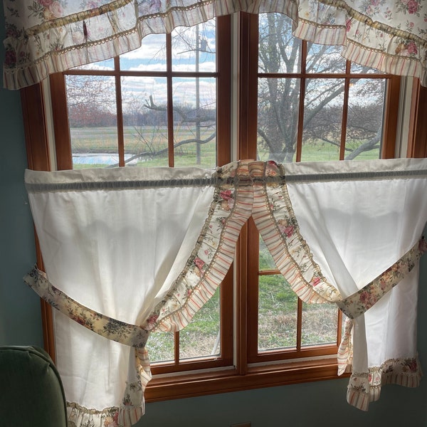 Priscilla Curtains - Etsy