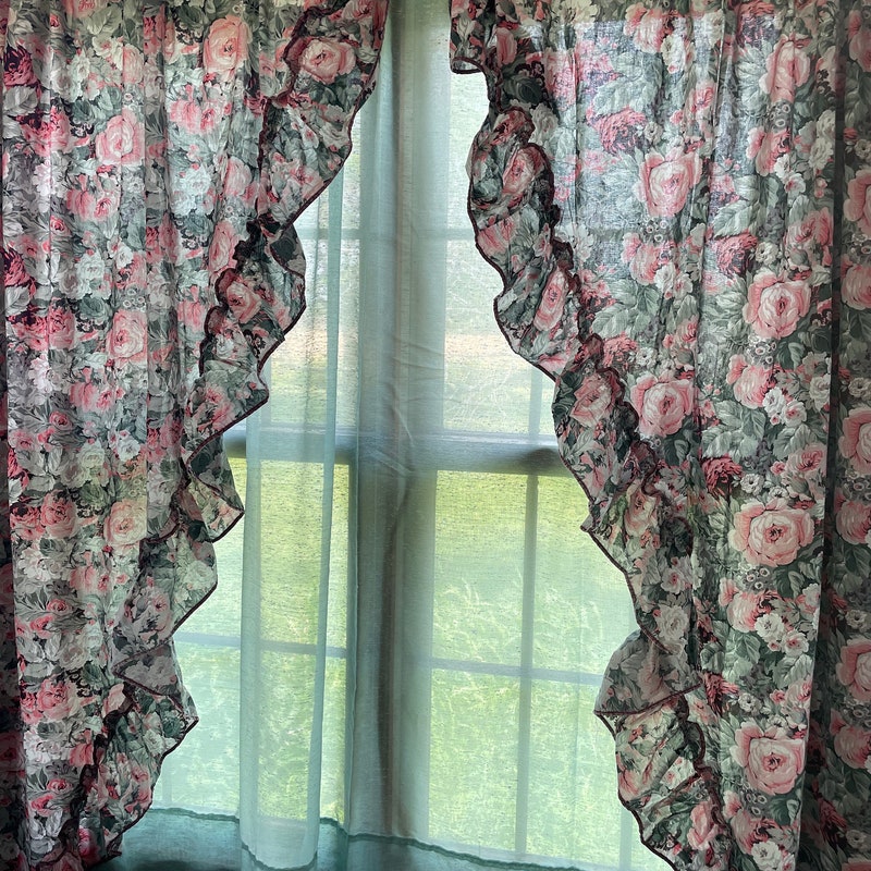 Priscilla Curtains - Etsy