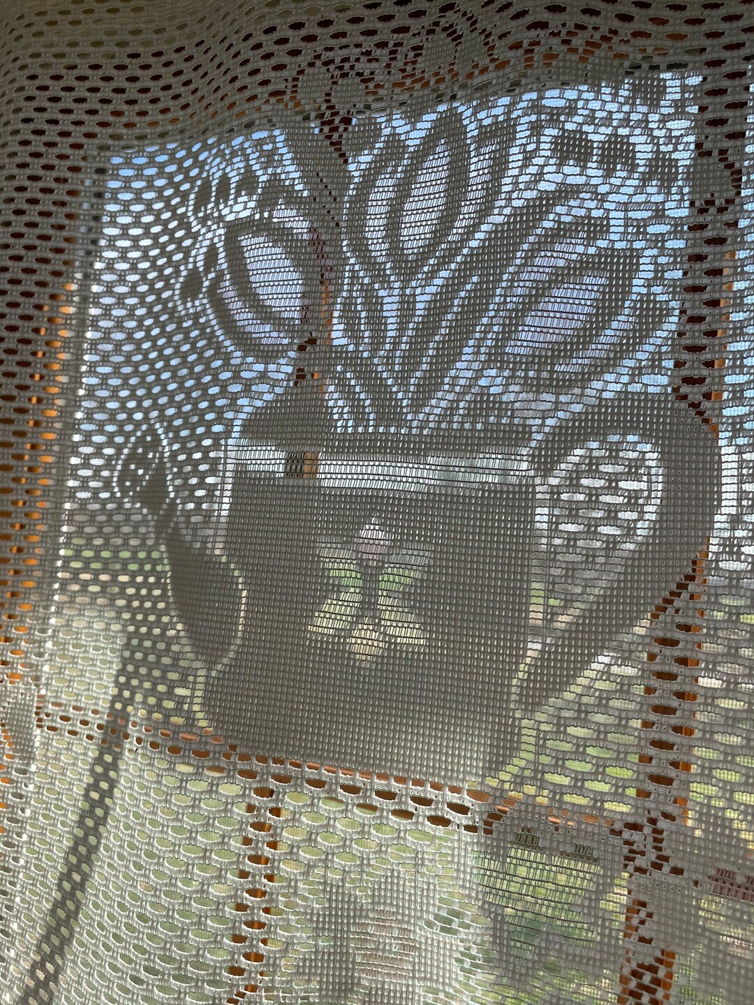 Choice of Vintage 1980s Netted Curtains Scalloped Swag - Etsy