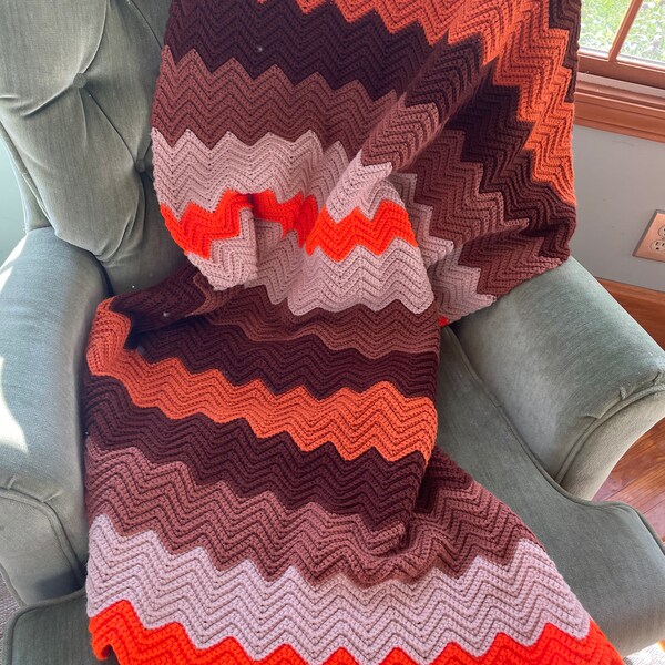 Chevron Afghan - Etsy