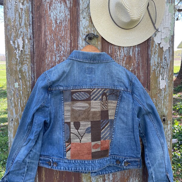 Upcycled Jean Jacket - Etsy