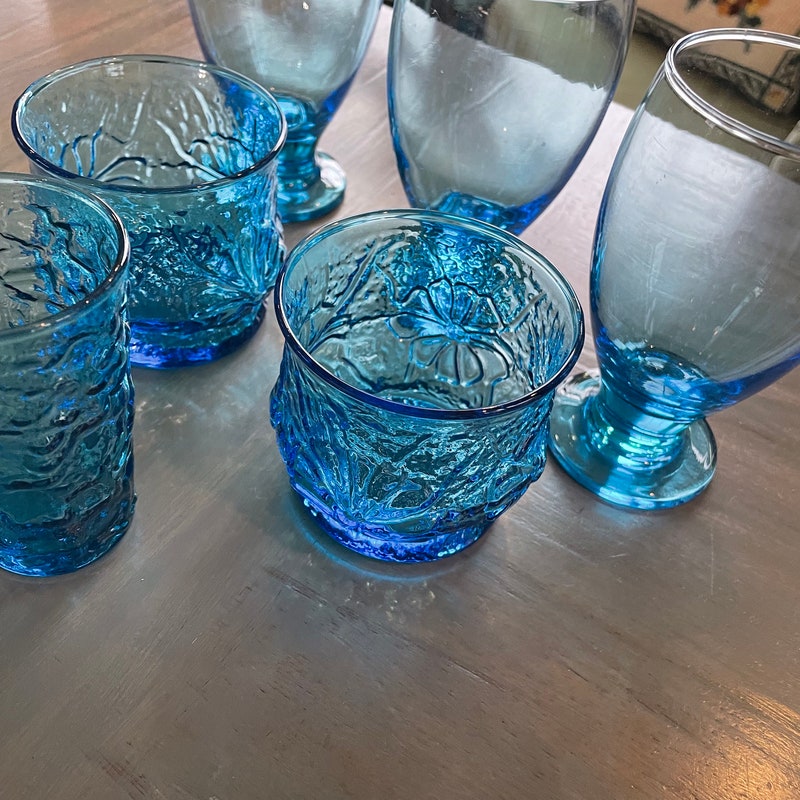 Colored Glassware - Etsy