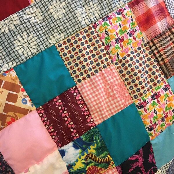 Scrappy Patchwork - Etsy