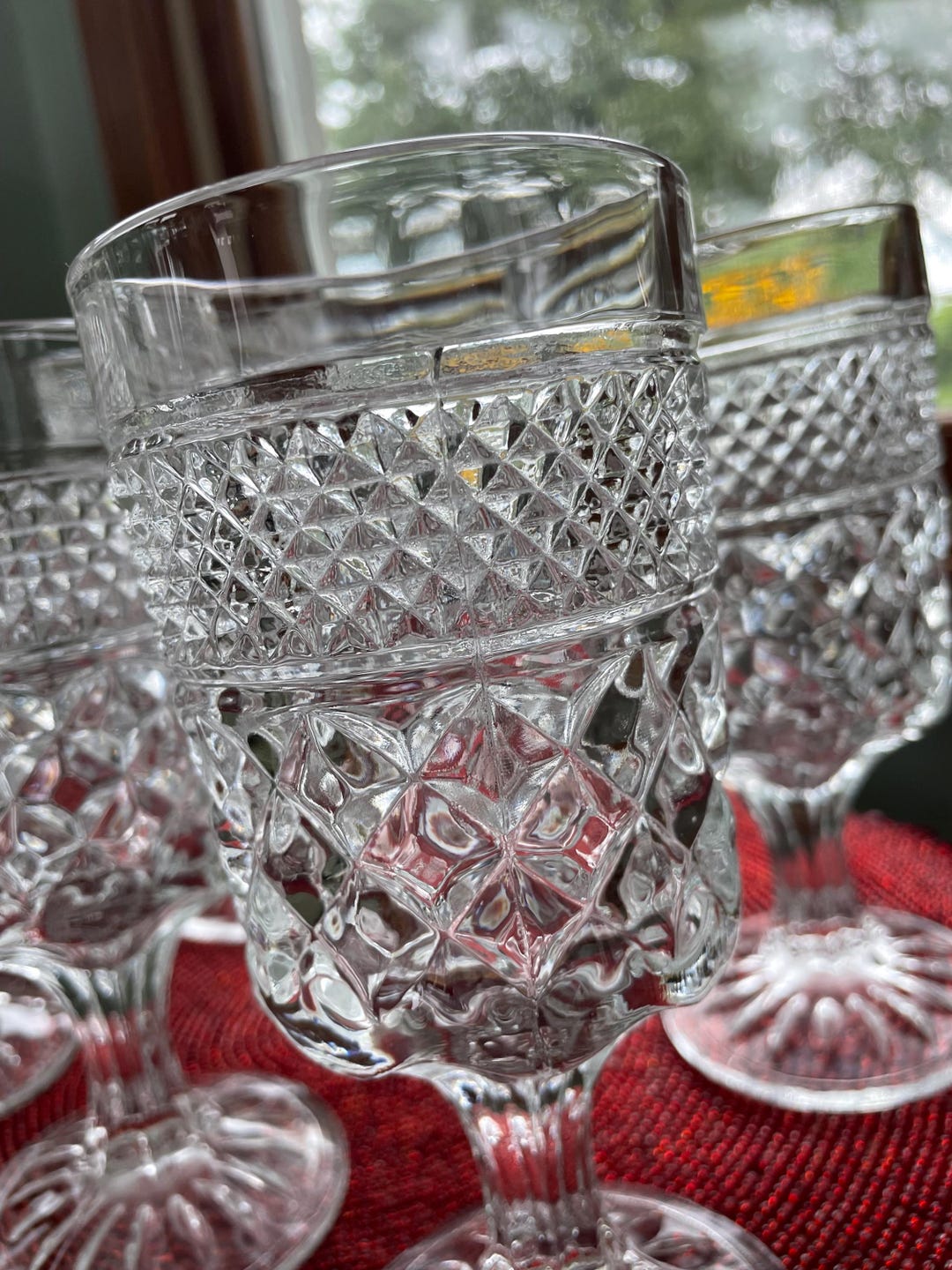 Beautiful Vintage Drinking Glasses Wexford Set of 5 Tumblers or Set of ...