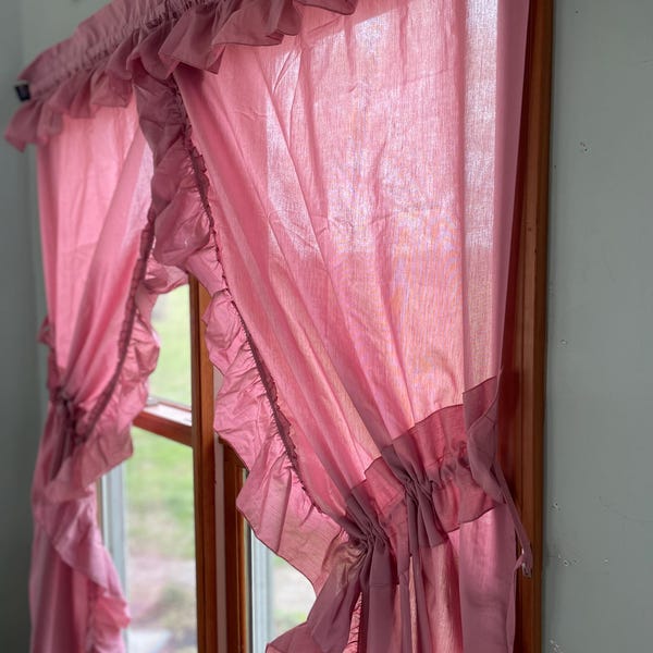 Priscilla Curtains - Etsy