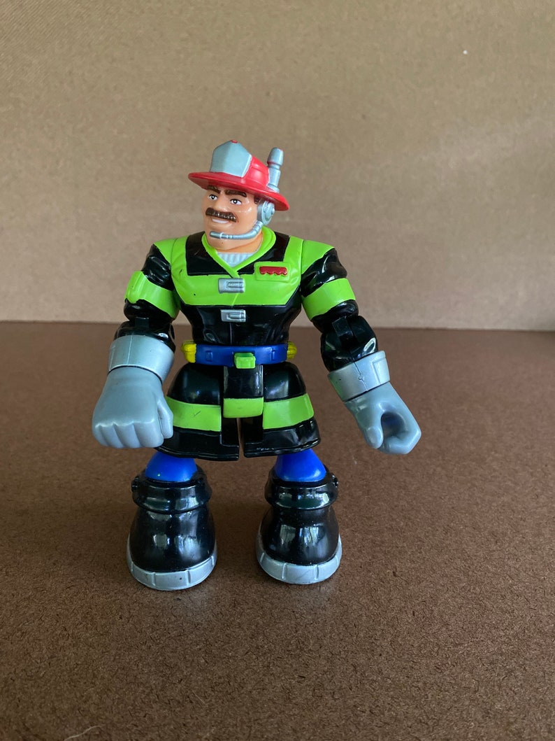 Vintage Rescue Heroes Playskool Firefighter - Etsy