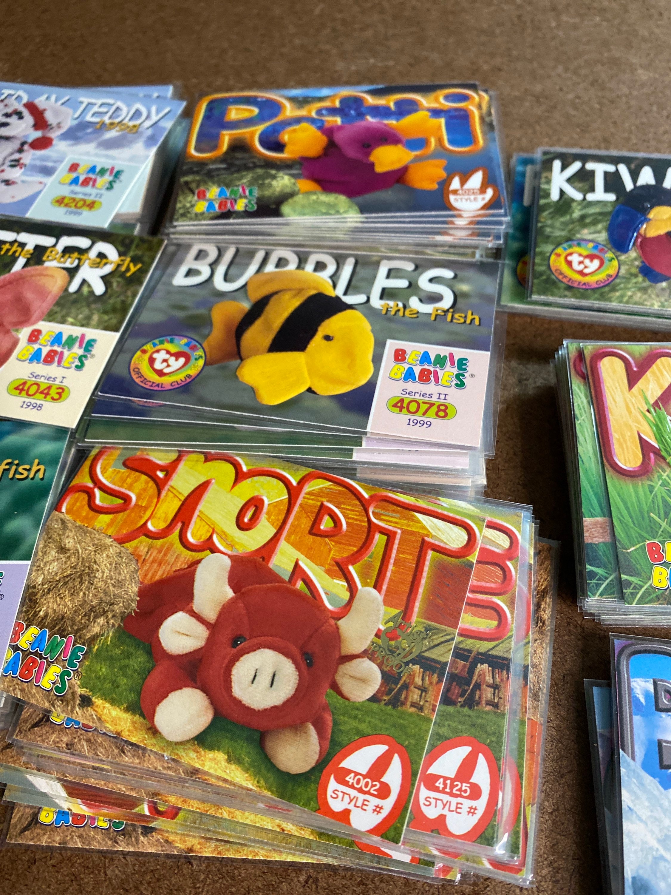 200 TY Beanie Babies Trading Cards Collection 1998,1999 Vintage ...