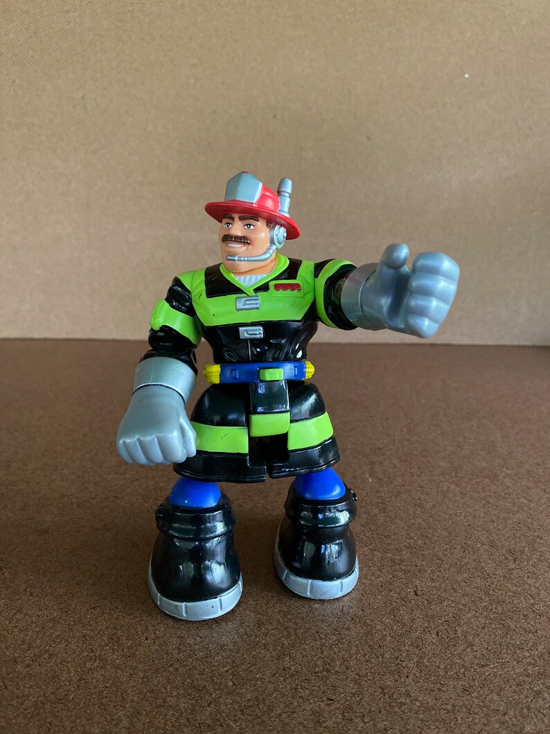 Vintage Rescue Heroes Playskool Firefighter - Etsy
