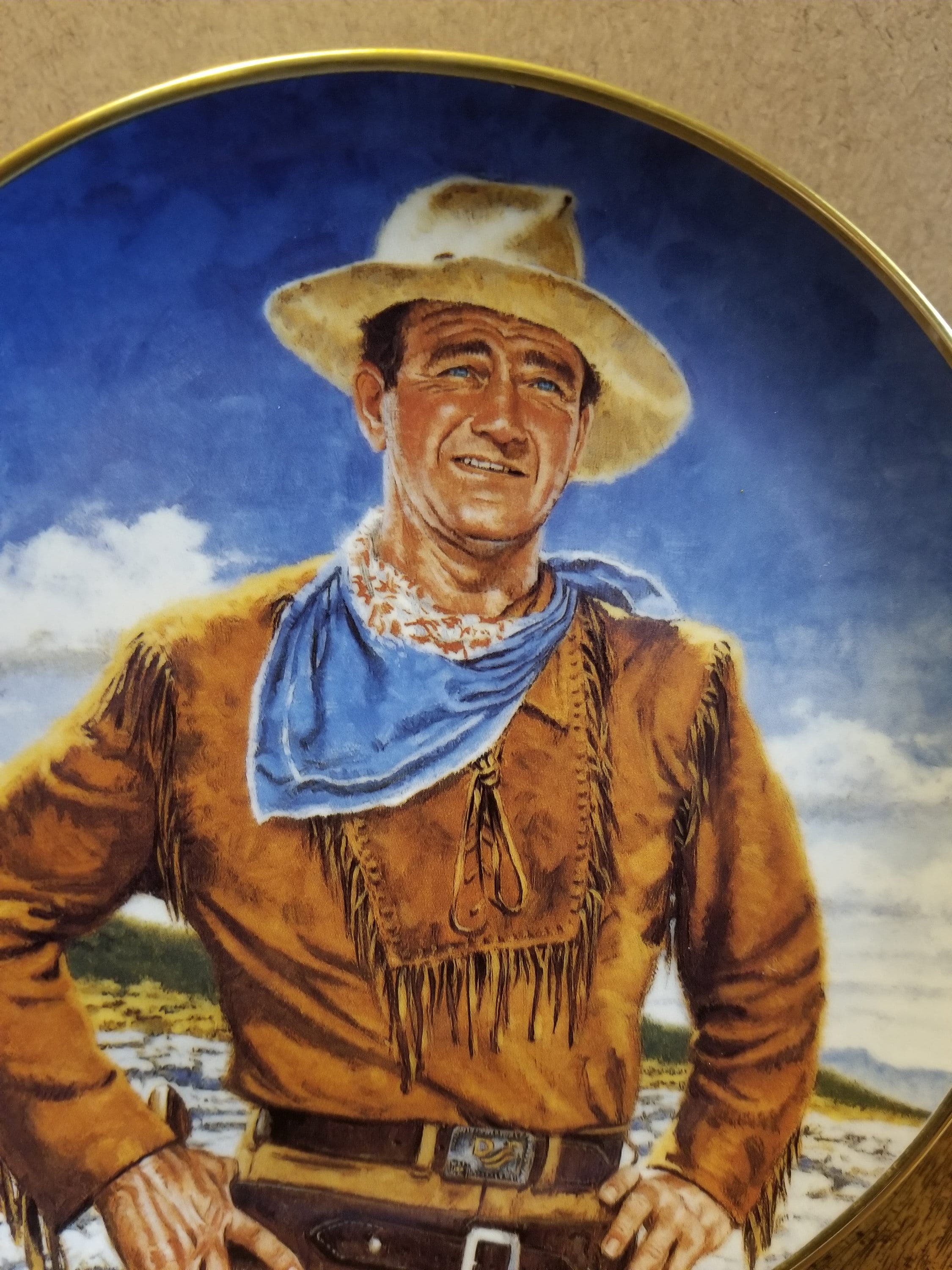 1 John Wayne the Duke Limited Edition Collector's Plates - Etsy