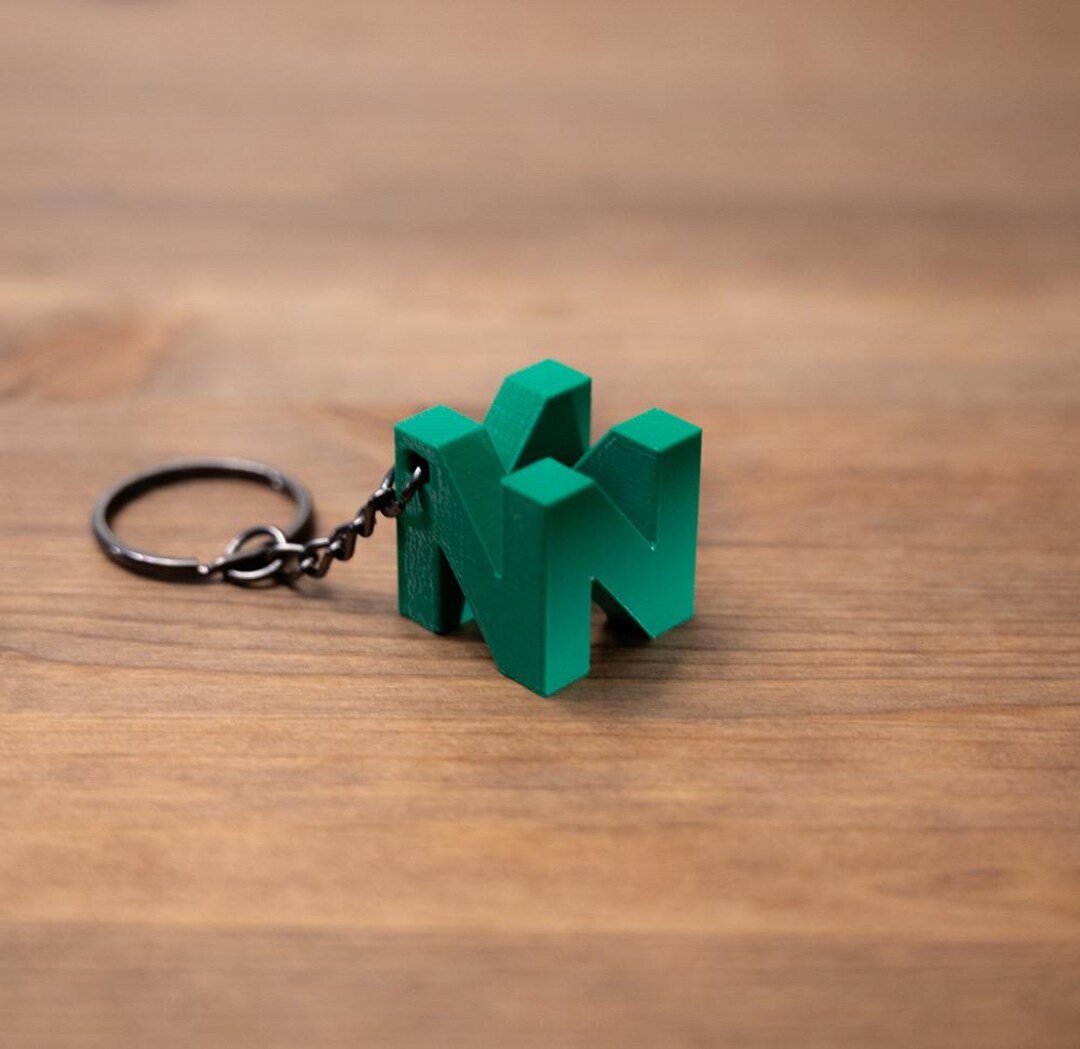 N64 Logo Inspired Keychain - Etsy
