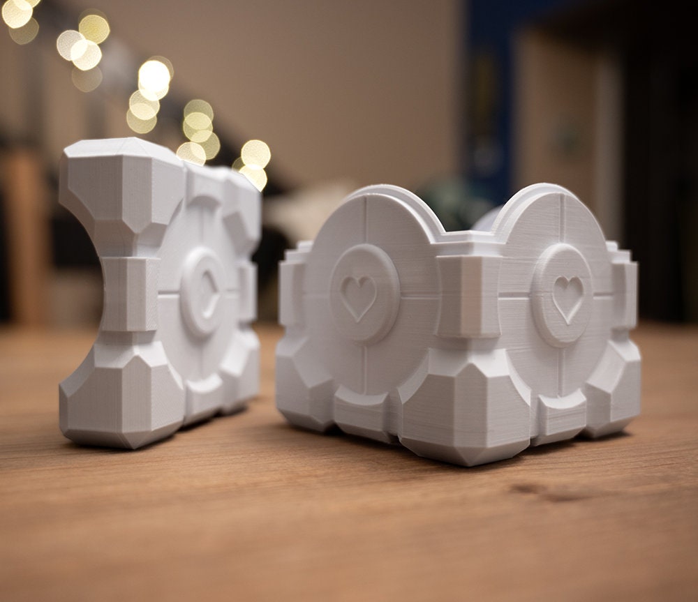 Companion Cube Sorage Box - Etsy