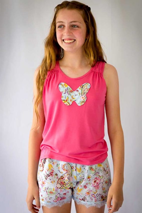 Girls Pj's Pattern Girls Pyjama Pattern Girls Sewing | Etsy