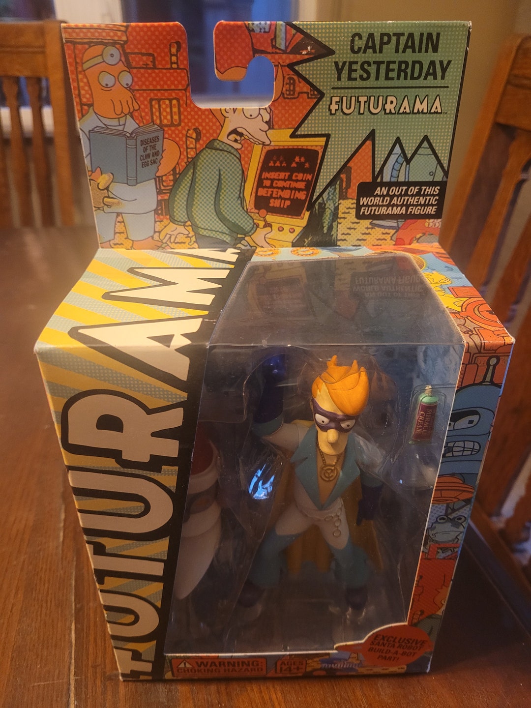 Toynami Futurama Captain Yesterday With Santa Robot, Build A Bot - Etsy