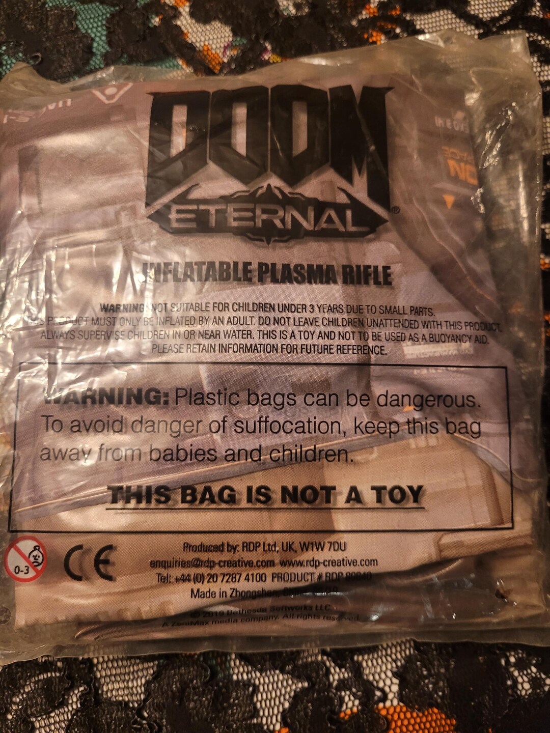 Doom Eternal Inflatable Plasma Rifle - Etsy