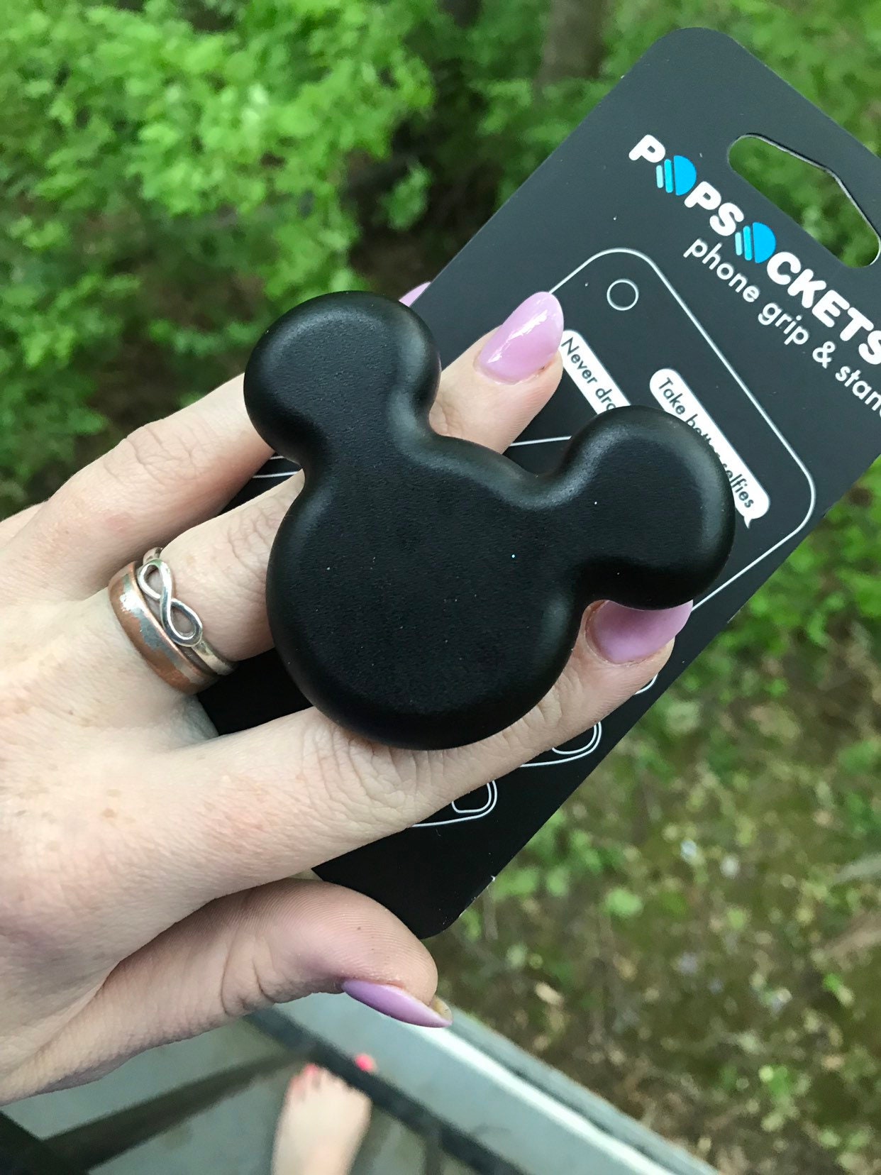 Black Mickey Head Popsocket - Etsy