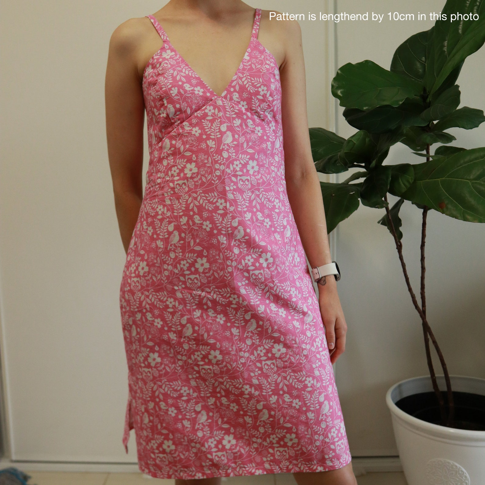 Slip Dress PDF SEWING PATTERN Easy zoey Mini Dress Sizes - Etsy