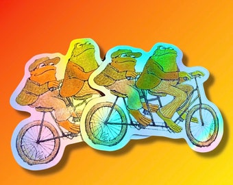 Shrek and Donkey X Frog and Toad Sticker - Etsy