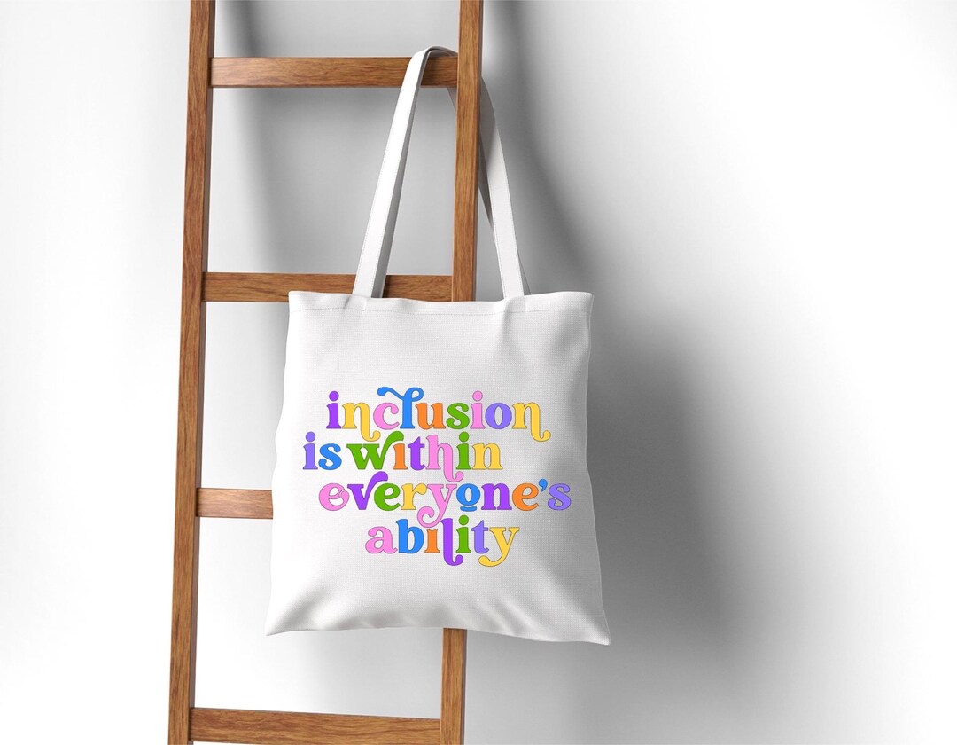Inclusion Tote Bag | Autism Awareness | Inclusivity | Neurodivergent ...