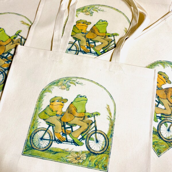 Frog and Toad Tote Bag - Etsy