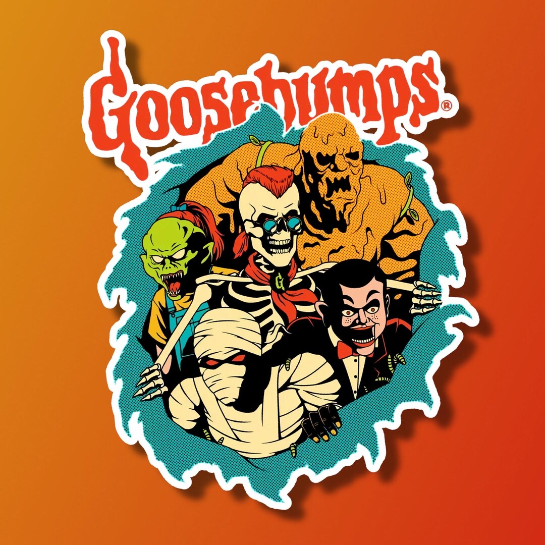 Goosebumps Sticker | Holographic | Cartoon | Retro | 2000s | 90s ...