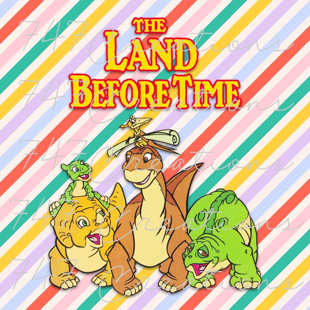 Land Before Time | Littlefoot | Dinosaur | PNG | Digital File | DTF ...