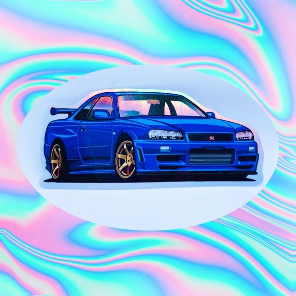 Nissan Skyline R34 Sticker - Etsy