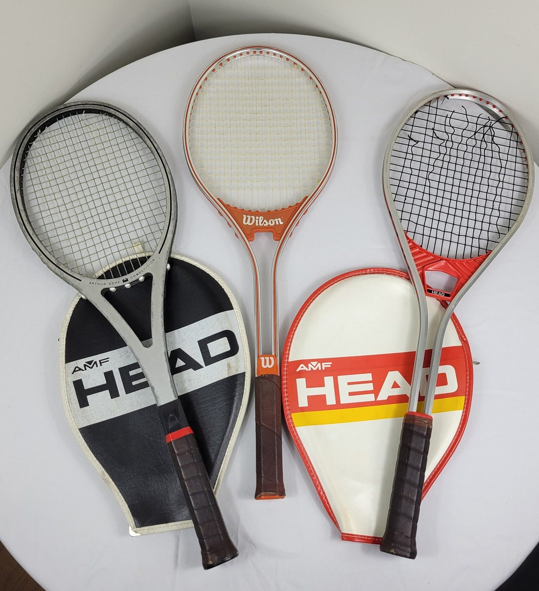 Vintage Tennis Rackets Racquets Sports Decor Great for Display Wilson ...