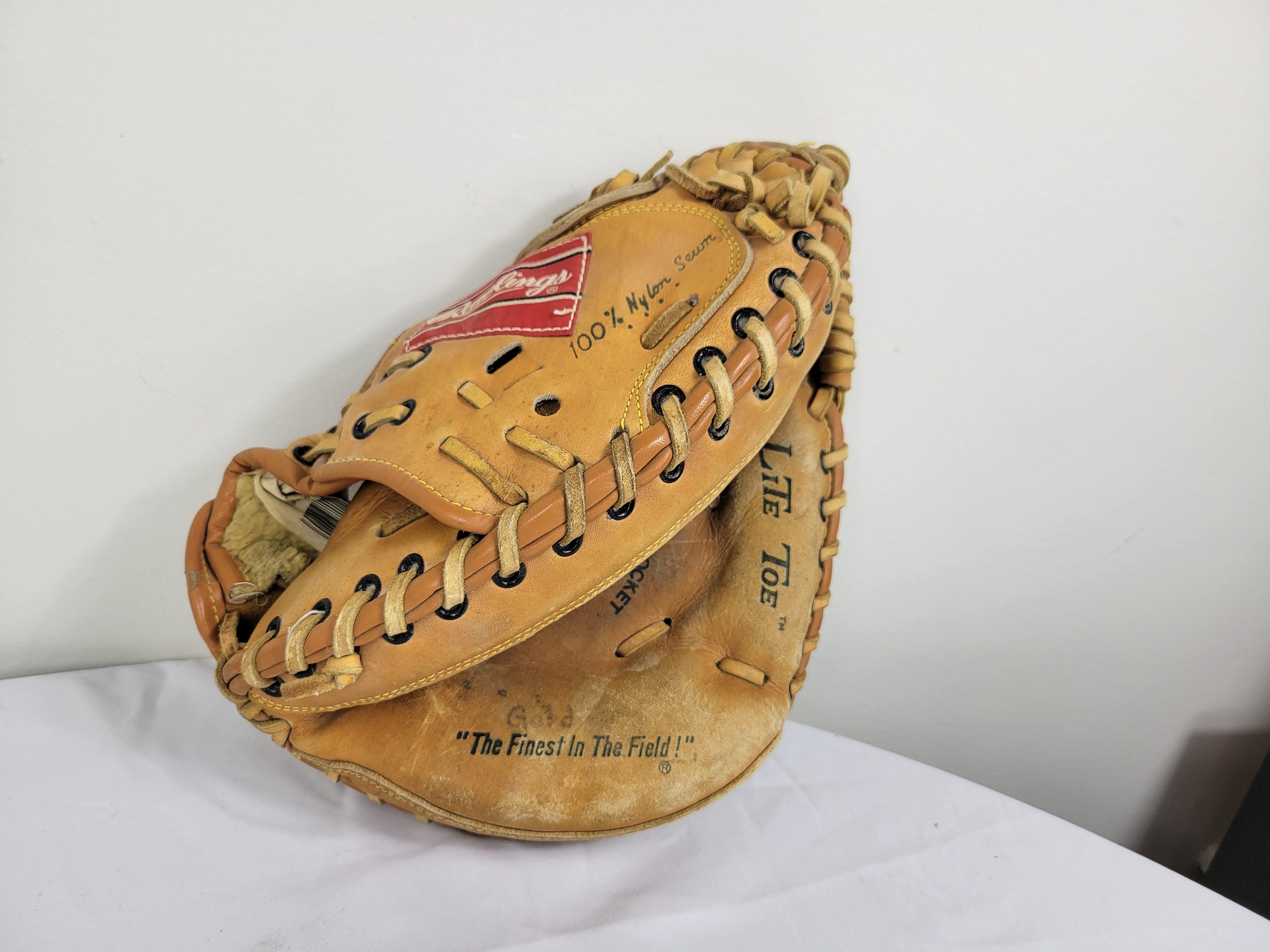 Rawlings 100% Nylon RCM 45 Lite Toe Baseball Catchers Mitt Size Medium ...