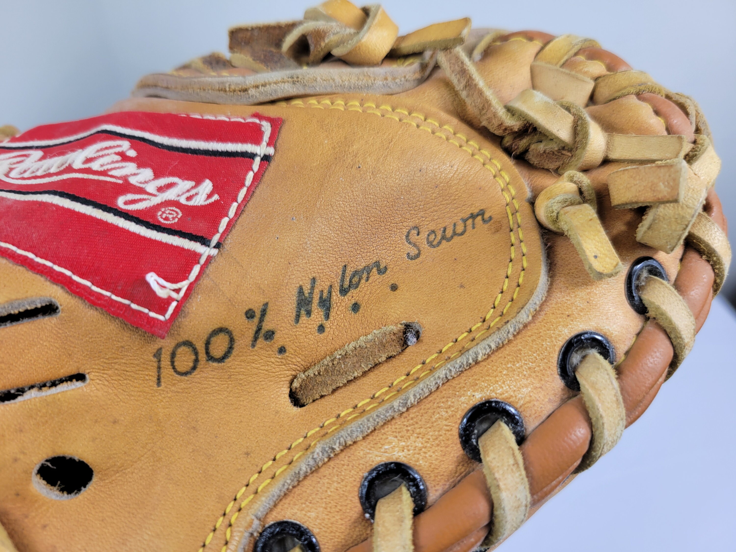 Rawlings 100% Nylon RCM 45 Lite Toe Baseball Catchers Mitt Size Medium ...